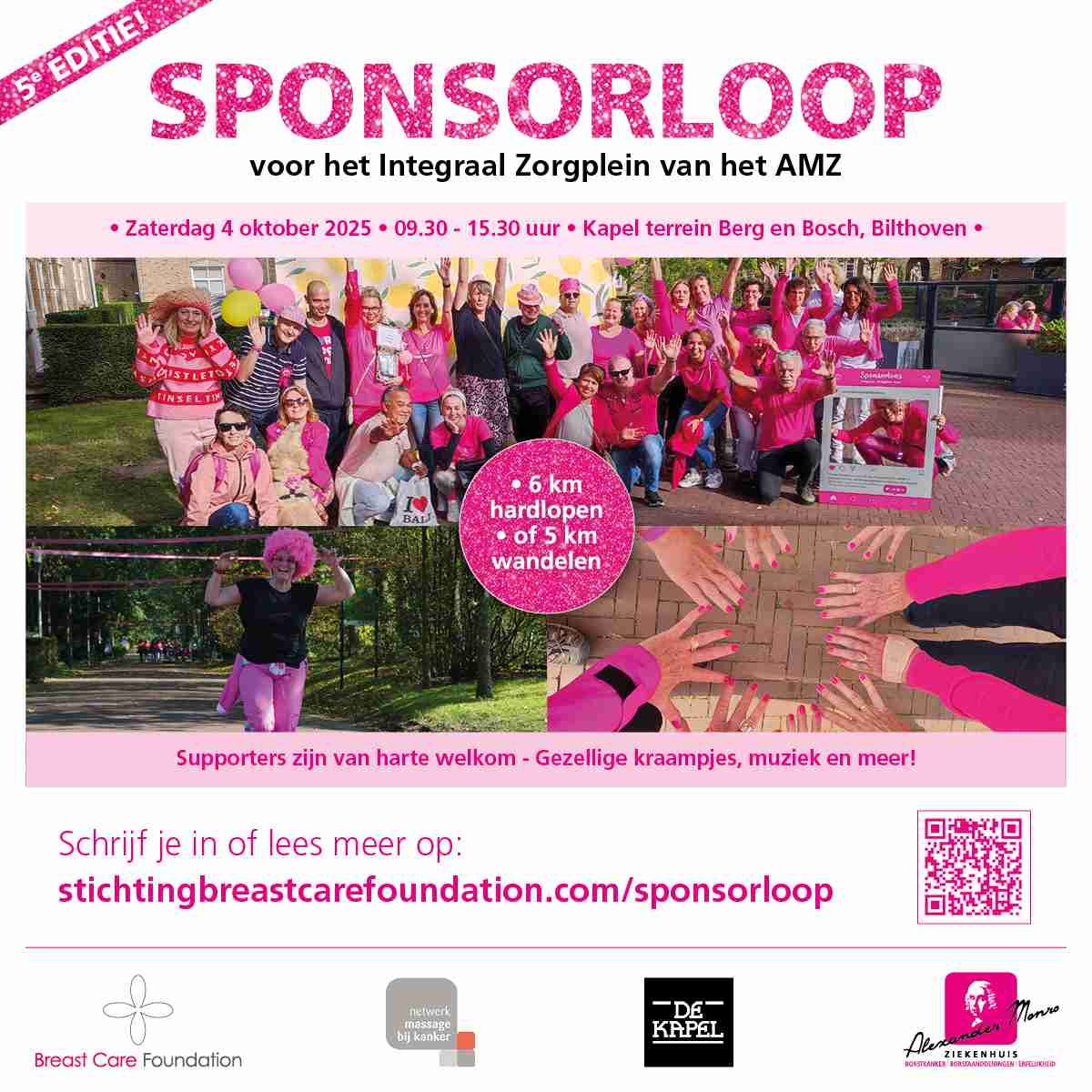 Een jubileumeditie van de sponsorloop van het Alexander Monro ...