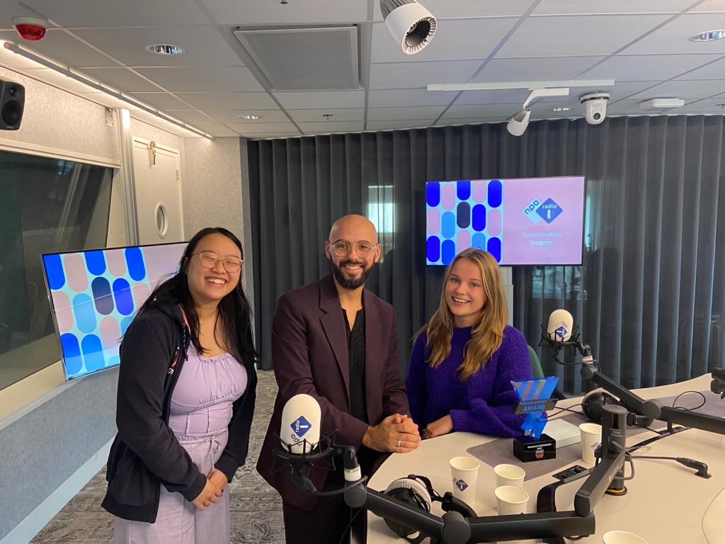Karim Amghar, Indra Zomers en Sandra Pham over de Young impact awards | NPO Radio 1