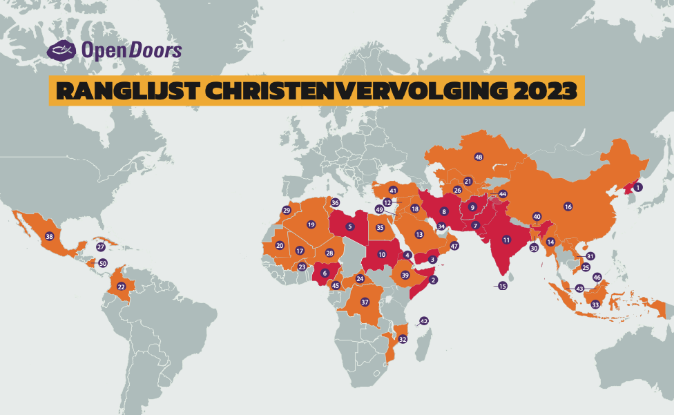 Ranglijst Christenvervolging 2023 | NPO Radio 5