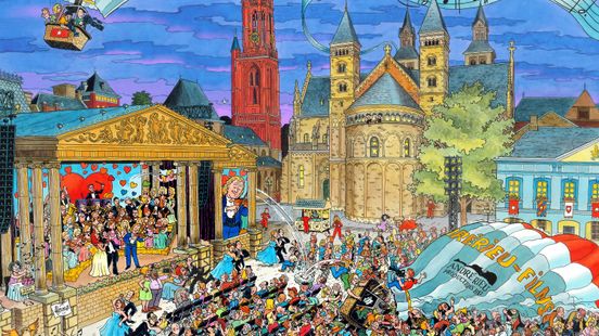 Frans Le Roux tekent André Rieu puzzel van 1000 stukjes | NPO Radio 5